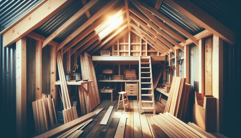 How To Build Loft Storage: Double Your Space With Overhead Platform ...