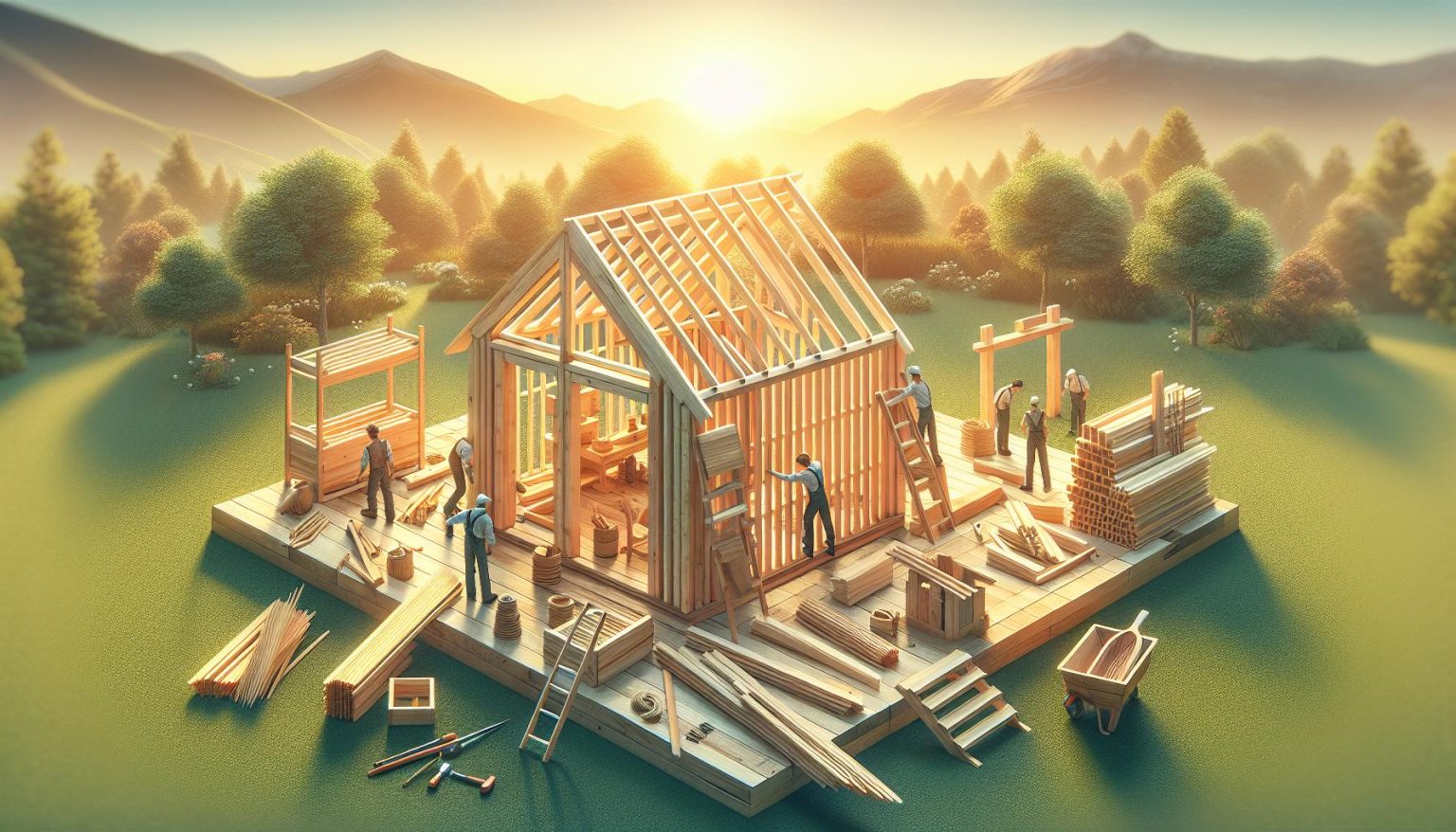 How To Build Wooden Shed: Natural Materials For Lasting Results » Shed ...