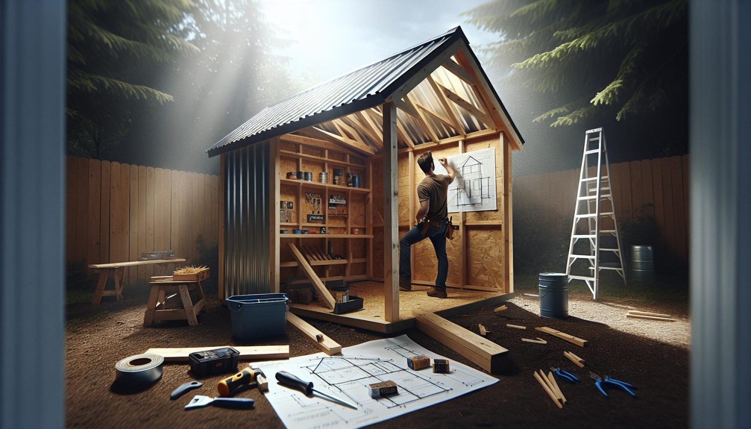 How To Build Metal Roof Shed: Long-Lasting Protection From Elements ...